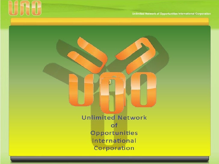 Uno presentation clickable