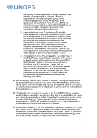 Unops strategy pan 2014 2017 sustainable focus and excellence | PDF