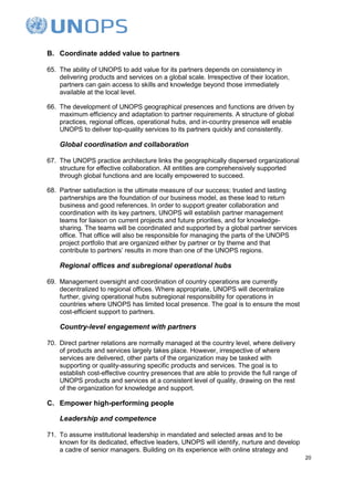 Unops strategy pan 2014 2017 sustainable focus and excellence | PDF