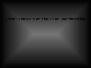 Unordered list | PPT | Web Design and HTML | Internet