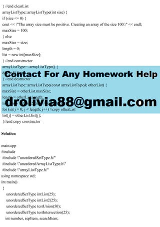 (Unordered Sets) As explained in this chapter, a set is a collection.pdf