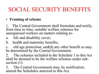 Unorganized sector | PPTX