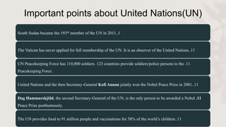 the United nations Organizations .pptx