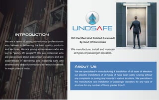 UNOSAFE ELEVATOR PVT LTD | PDF