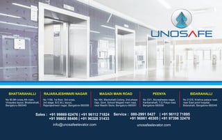 UNOSAFE ELEVATOR PVT LTD | PDF
