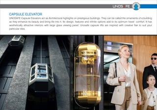 UNOSAFE ELEVATOR PRIVATE LTD BANGALORE BROUCHER | PDF