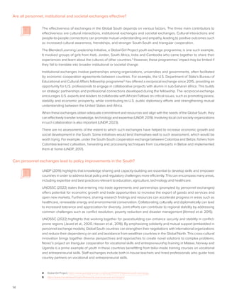 Personnel Exchanges as a Cooperation Model for South-South and ...