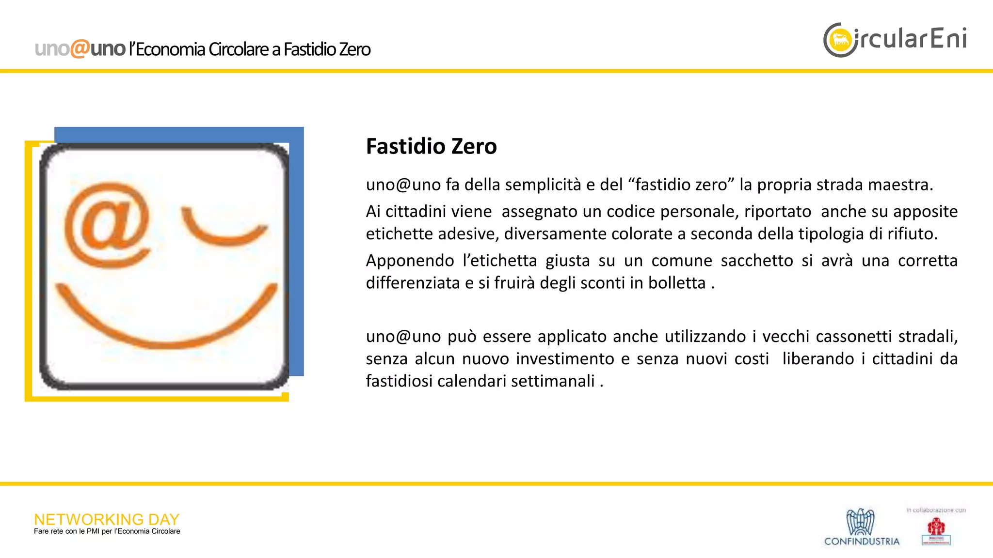 Uno@uno circular eni_networking_day | PPT