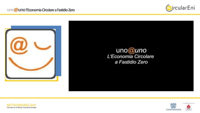 Uno@uno circular eni_networking_day | PPT