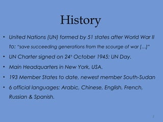 United Nations Overview - by UN Visitors' Service Nairobi - January ...