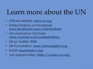United Nations Overview - by UN Visitors' Service Nairobi - January ...
