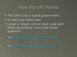 united nations organisation | PPT