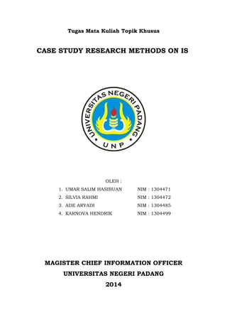 Unp cio-topik khusus-researchmethod-group 5 | PDF