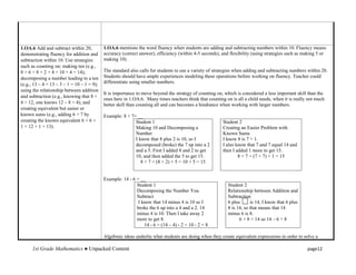 Common Core Unpacked Grade 1 | PPT