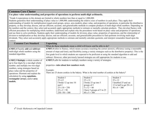 Common Core Unpacked Grade 4 | PDF