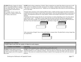 Math Common Core Unpacked kindergarten | PDF | Daycare and Pre-School ...