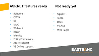 Unpacking .NET Core | EastBanc Technologies | PPT