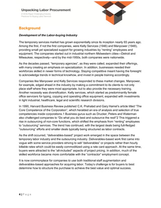 Unpacking Labor Procurement white paper | PDF