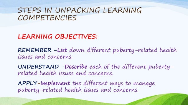 UNPACKING OF MELCs.pptx | Education