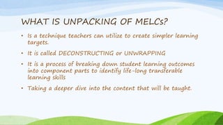 UNPACKING OF MELCs.pptx
