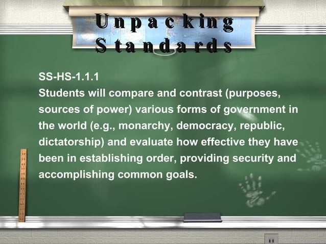 Unpacking Standards | PPT | Education