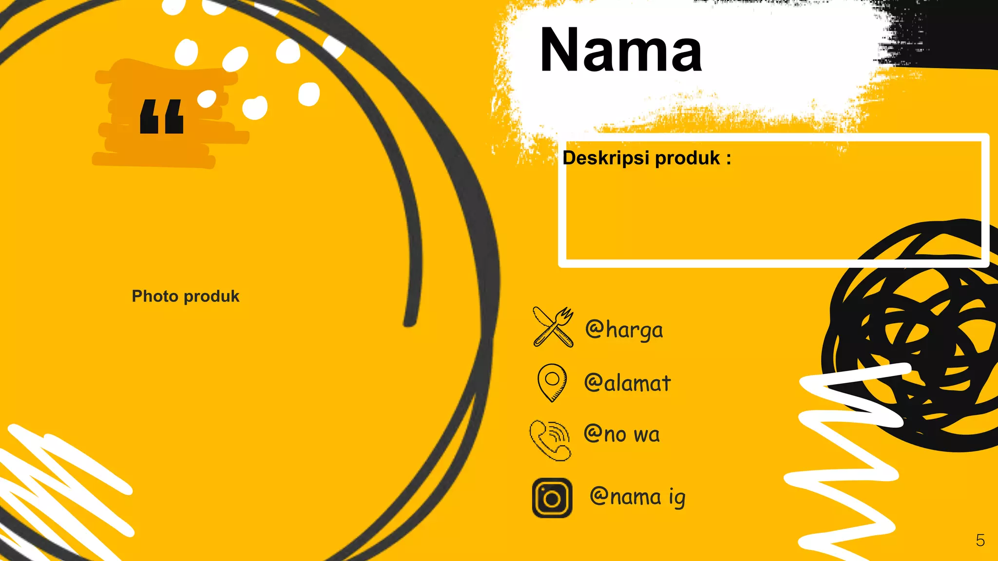 Unpad template warna kuning | PPT