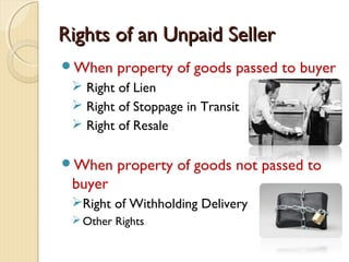 Unpaid seller business law | PPT