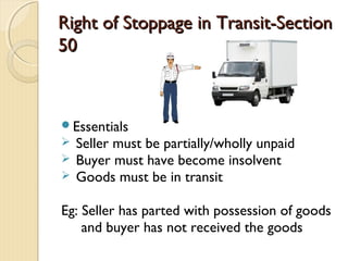 Unpaid seller business law | PPT