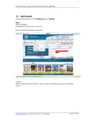 United Nations Public Administration Network (UNPAN) UNPAN Portal Content Management System (CMS ...