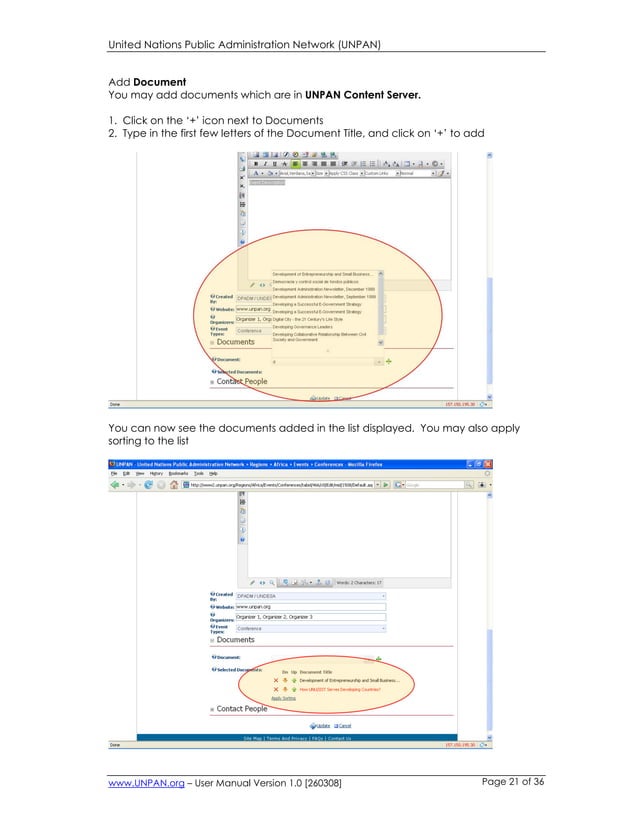 United Nations Public Administration Network (UNPAN) UNPAN Portal Content Management System (CMS ...