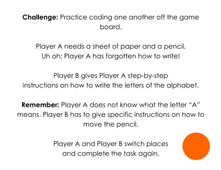 Unplugged Coding Challenge Cards | PDF | Board Games and Puzzles ...