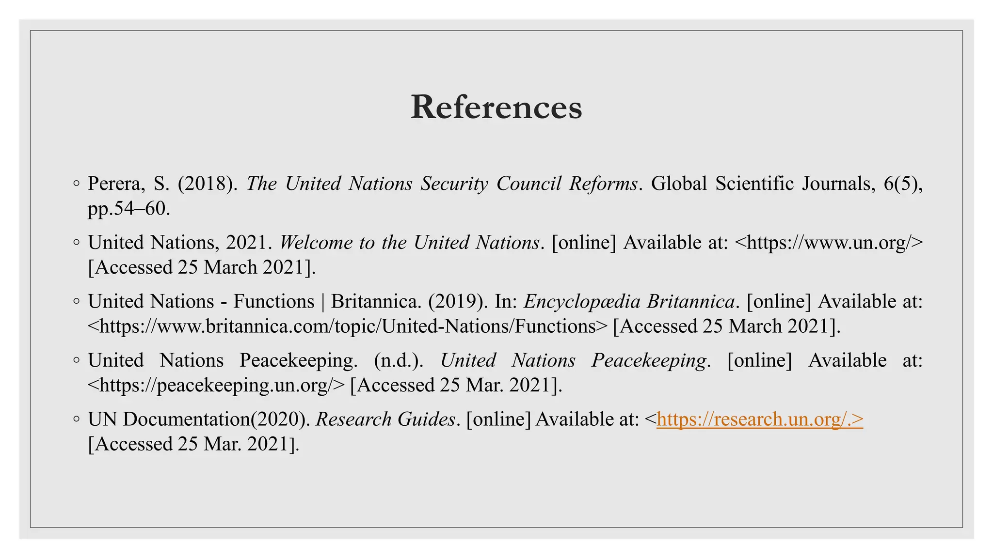 The United Nations- Summary | PPT