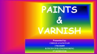 PAINTS AND VARNISH | PPT