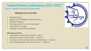 Un program activity example | PPTX