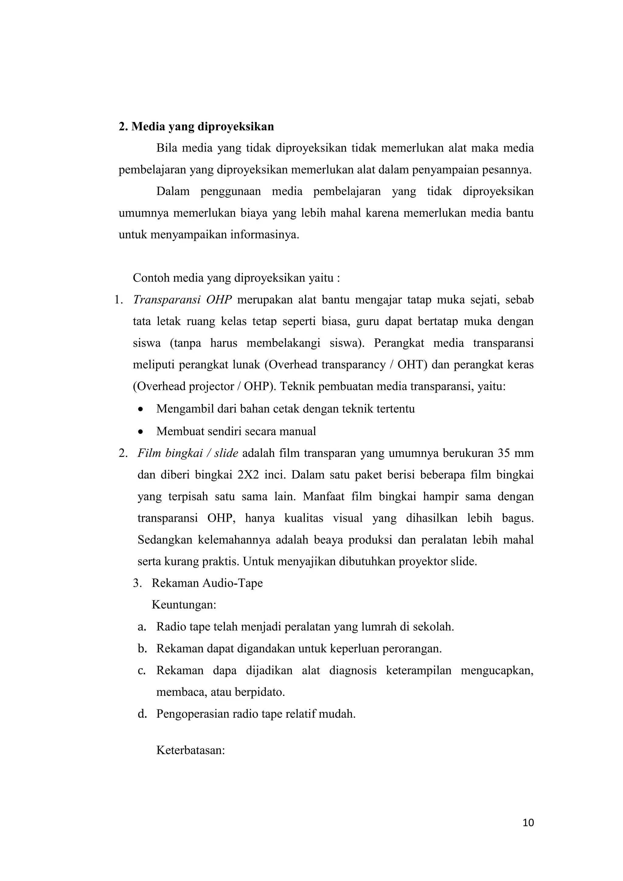 Makalah Ragam Media Pendidikan | DOCX
