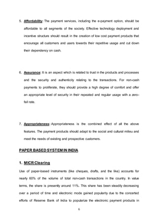 Case Study On The Growing Saga of E - Payment System | DOCX