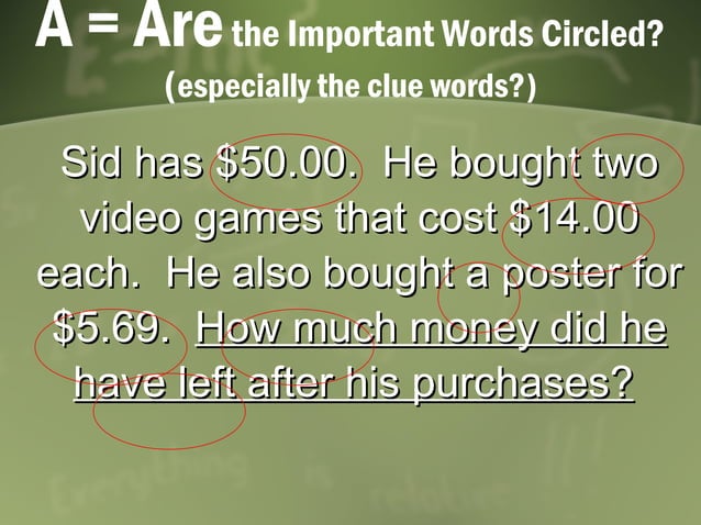 Unraavel a math_problem_fourth_fifth | PPT