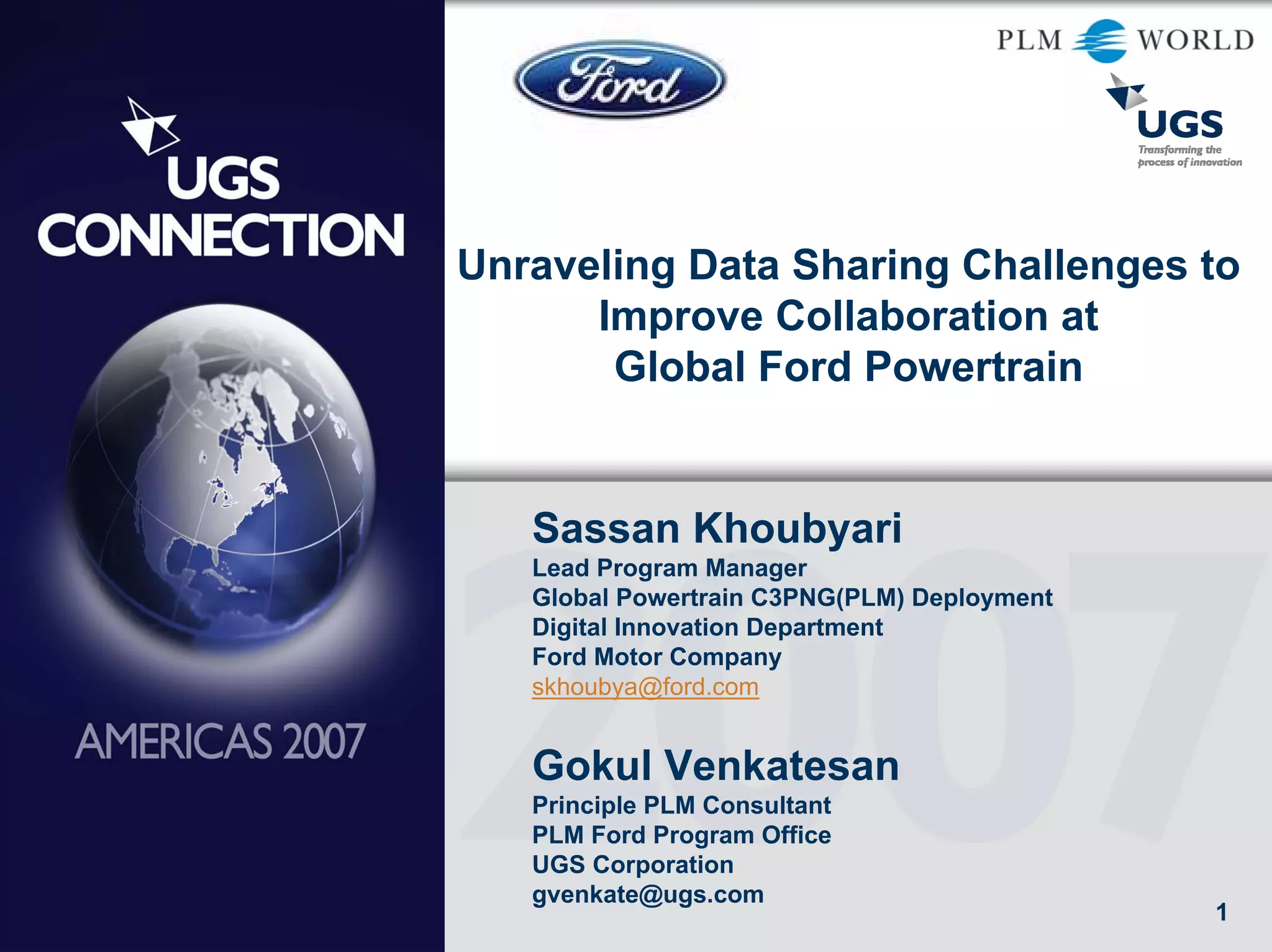 Unraveling Data Sharing Challenges to Improve Collaboration atGlobal ...