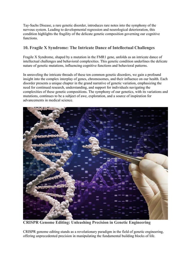 Exploring 10 Unusual Genetic Mutations in Humans | The Lifesciences ...