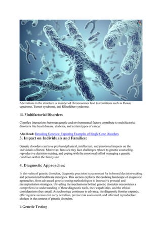 Genetic Disorders: Foundation, Types, Impact & More | The Lifesciences ...
