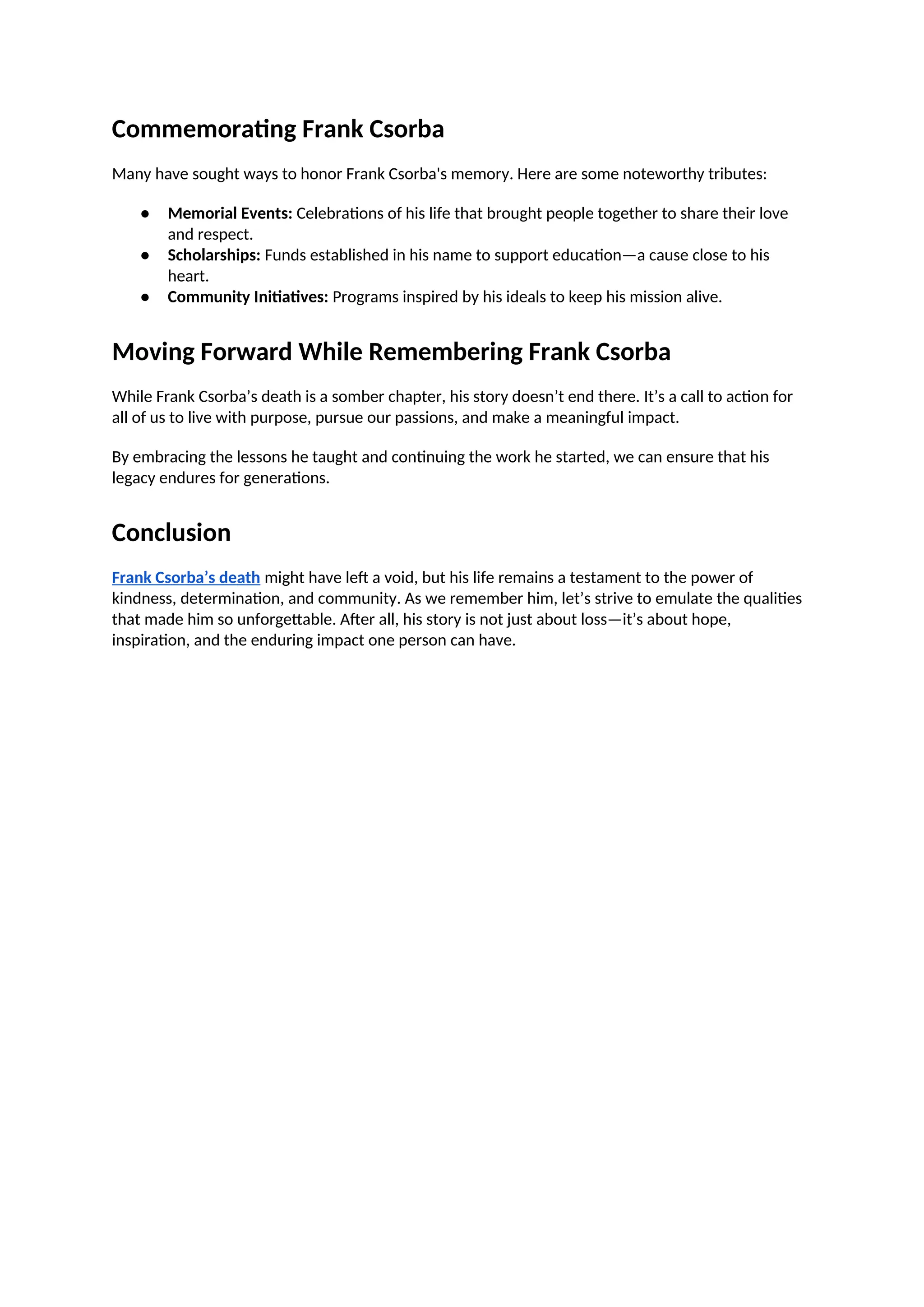 Unraveling the Legacy of Frank Csorba's Death.docx