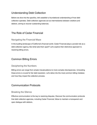 Unraveling the Mysteries of Debt Collection Agencies in California ...