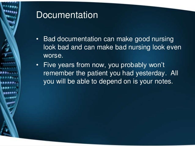 Unraveling the mystery of nursing documentation