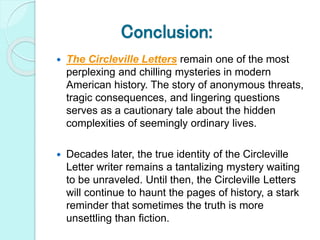 Unraveling the Mystery of The Circleville Letters.pptx