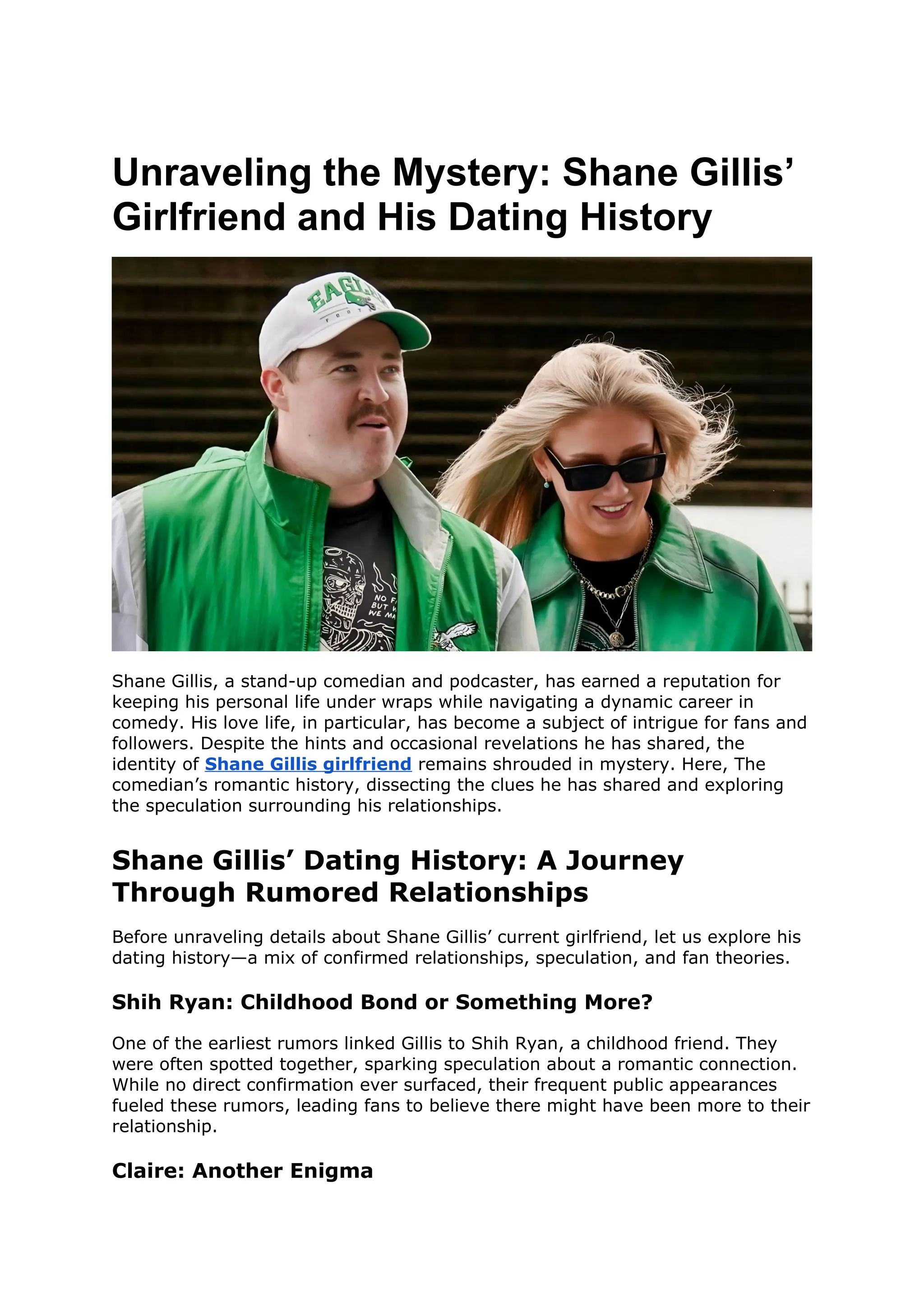 Unraveling the Mystery_ Shane Gillis’ Girlfriend and His Dating History ...