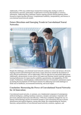 Power of Convolutional Neural Networks in Modern AI | The Lifesciences Magazine | PDF