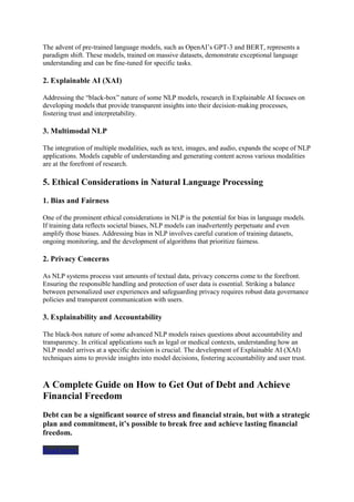 The Power of Natural Language Processing (NLP) | Enterprise Wired | PDF