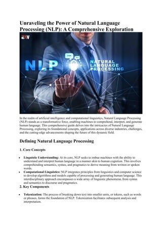 The Power of Natural Language Processing (NLP) | Enterprise Wired | PDF