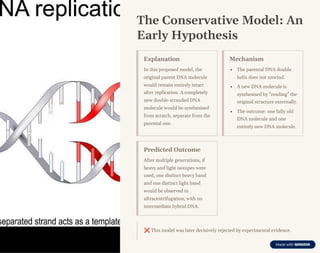 Unravelling-DNA-Replication-Models Explained | PDF