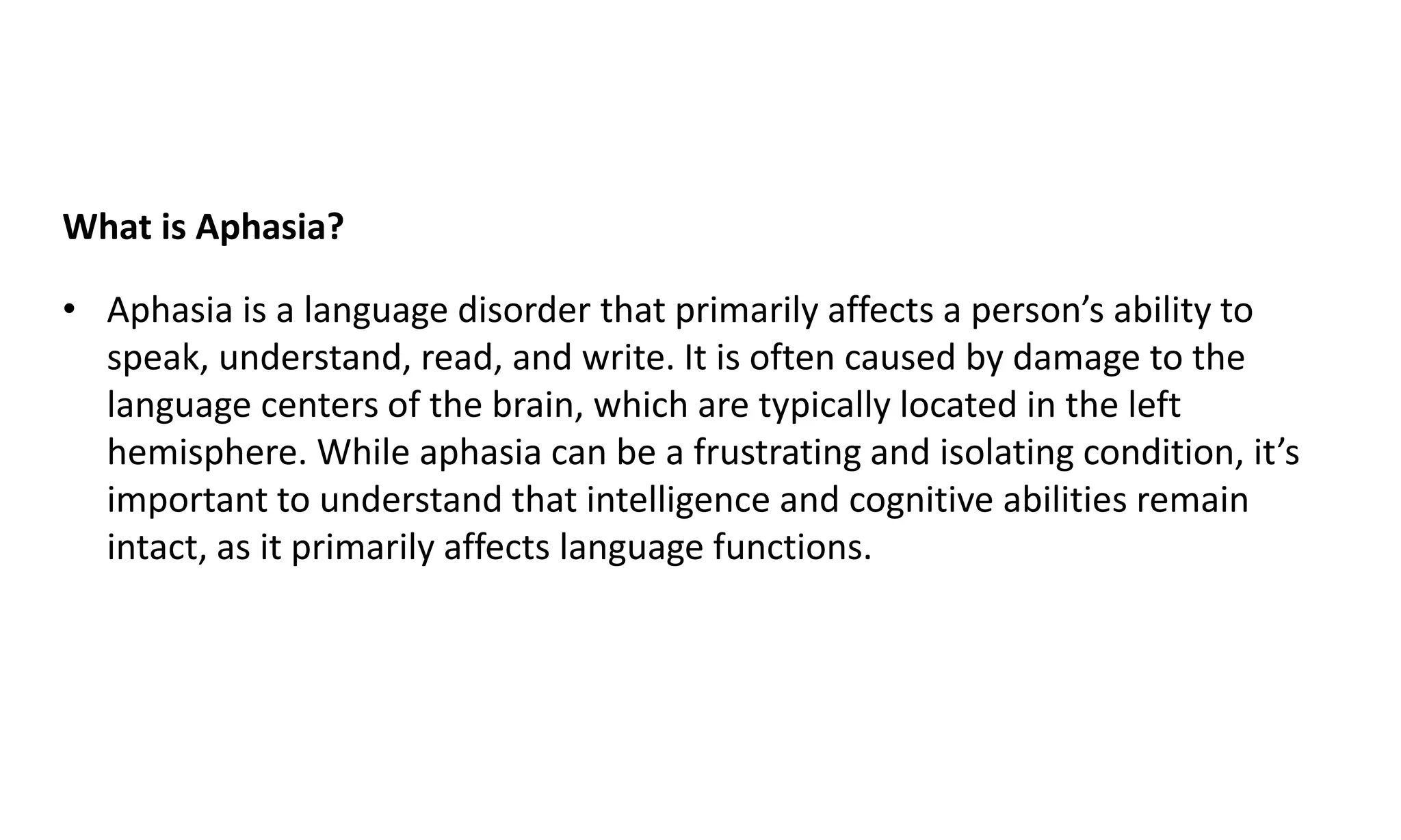 Unravelling Aphasia Exploring Its Causes And Consequences.pptx